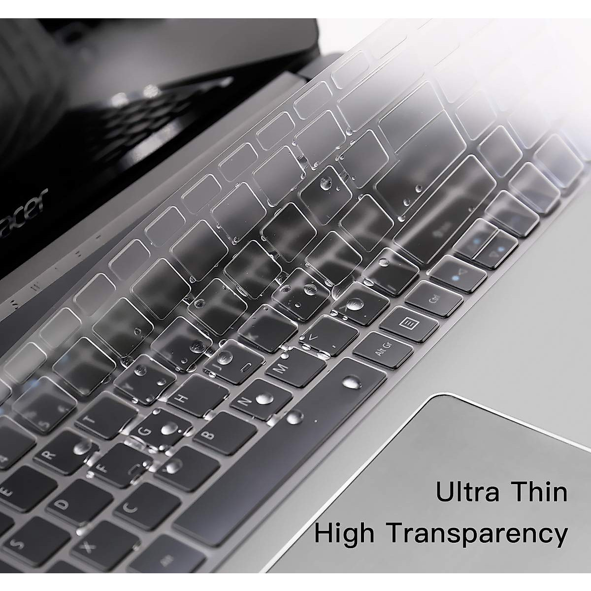 CaseBuy Ultra Thin Keyboard Cover Skin for Acer Aspire 5 Slim Laptop 15.6" A515-45 A515-56 A515-46 A515-43 A515-54 A515-54G A515-55 A515-55T/55G, Acer Aspire 3 A315-54/55/56/57/58 Keyboard Cover, TPU