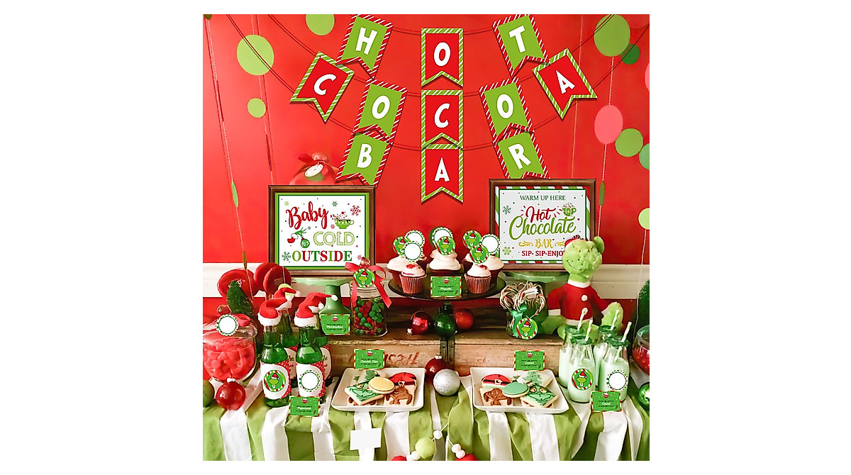 Winter Hot Chocolate Bar Kit – Perfect Holiday Decor