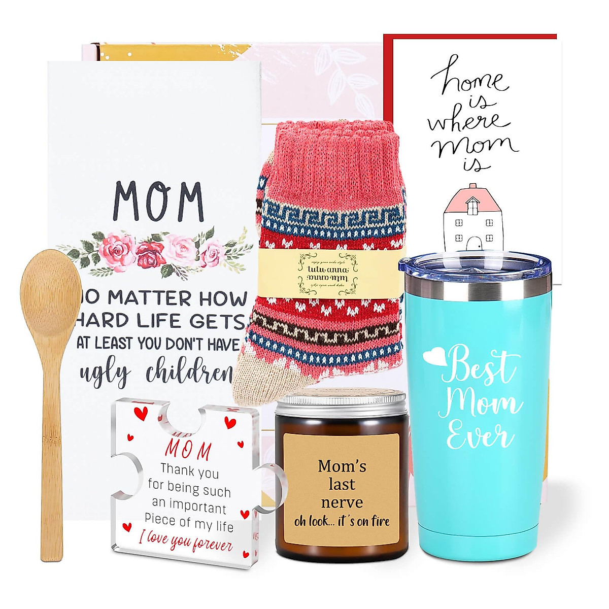 Mothers Day Gifts, Mothers Day Gifts For Mom From Daughter Son,Mothers Day Gift Box, Birthday Gifts For Mom, Personalized Mothers Day Gifts, Unique Mom Gifts For Sister Friends Grandma Wife From Dad