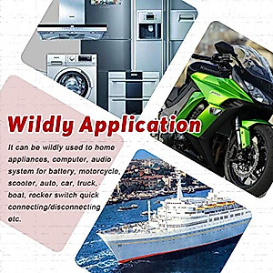 Hilitchi 720Pcs Gold Quick Splice Male and Female Wire Spade Connector Wire Crimp Terminal Block with Insulating Sleeve for Electrical Wiring Car Audio Speaker, 2.8mm 4.8mm 6.3mm Assortment Kit