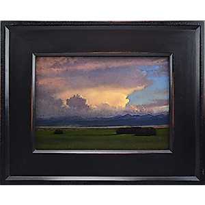 Thunderstorm, Sangres by Jeff Aeling, Original Oil on Panel, 10" x 14"