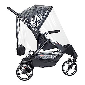 phil&teds Rain & Wind Cover for Inline Stroller, Three Wheel