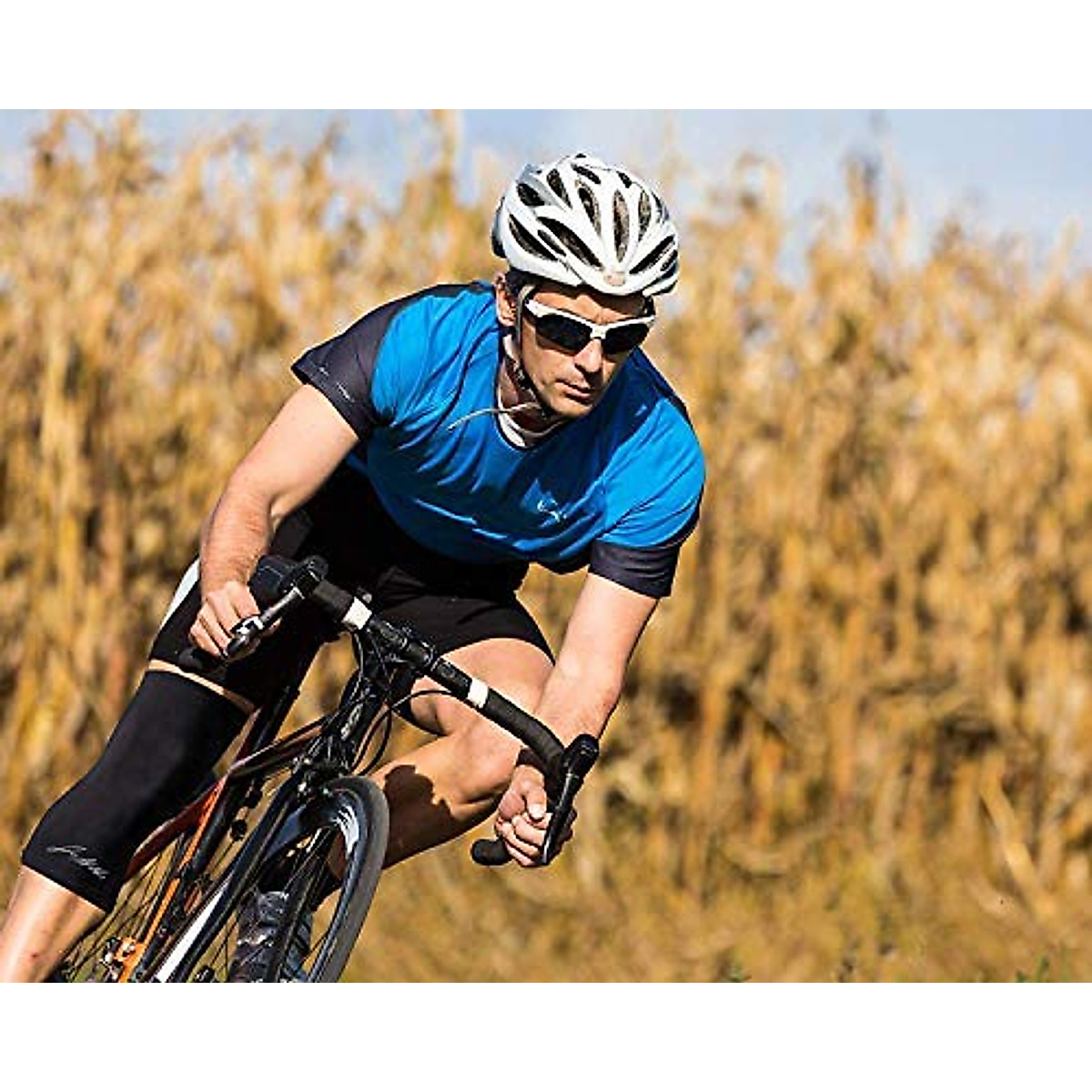 Doctor Developed Copper Knee Brace & Knee Compression Sleeve & Doctor Written Handbook -guaranteed relief for Arthritis, Tendonitis, Injury recovery, Knee support, Running & Weightlifting (5X-Large)