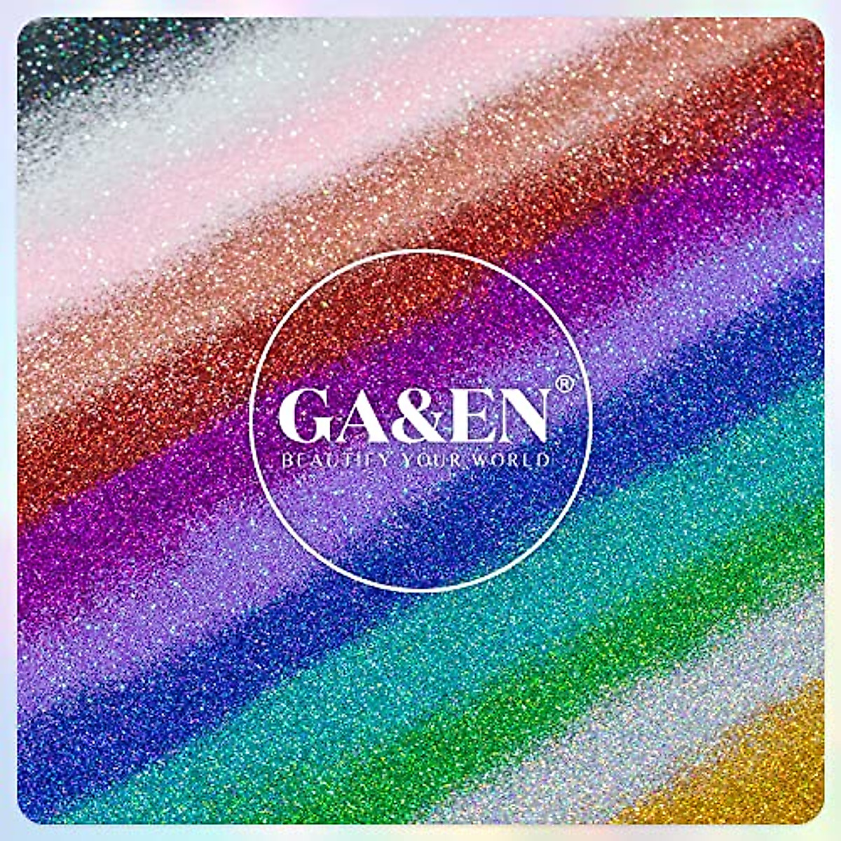 Holographic Ultra Fine Glitter 100g Silver+100g Gold Fine Glitter 200g/7.04oz Sparkle Glitter Powder for Resin Tumbler Project and Craft Iridescent Glitter for Nail Art and Body Makeup