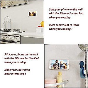 DGBGoo Silicone Suction Cups for Phone Case Self-Adhesive Mount - Hands Free Mobile Accessory Holder for Videos and Selfies - Anti-Slip Silicone Suction Pads (Pack of 10)(Black)