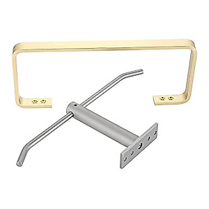 LUCEAE Towel Rails Hand Towel Bar Rack, Bathroom Towel Holder, Bathroom Hotel/Home Bathroom Storage Towel Rack, Robe Towel Holder Rail Bar, Wall Mounted Zinc Alloy Kitchen Towel Bar Hook Bathroom Acce