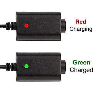 USB Cable Smart Wireless USB Charger Wireless Rechargeable Overcharge Protection for Adapter Devices with LED Indicator USB Electronics [2 Pack]