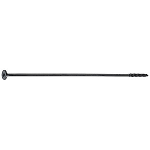 FastenMaster FMHLGM012-250 HeadLOK Heavy-Duty Flathead Fastener, 12 Inches, 250-Count, Black