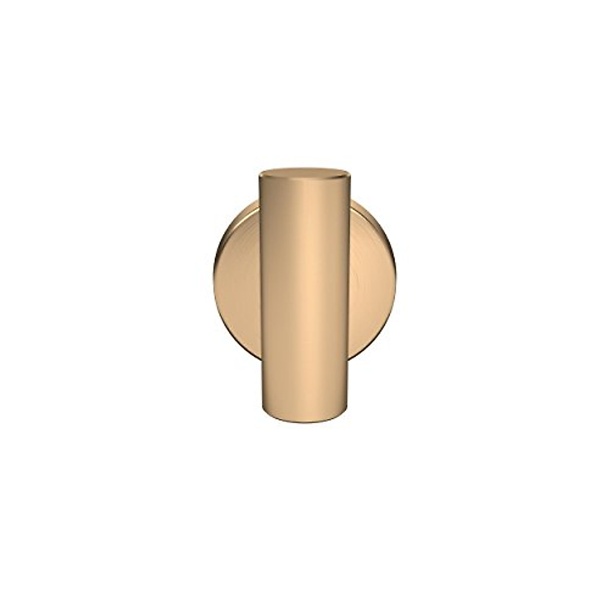 Amerock BH26542BBZ | Golden Champagne Single Robe Hook | 2-1/4 in. (57 mm) Length Towel Holder | Arrondi | Towel Hook for Bathroom | Bathroom Hardware | Bath Accessories