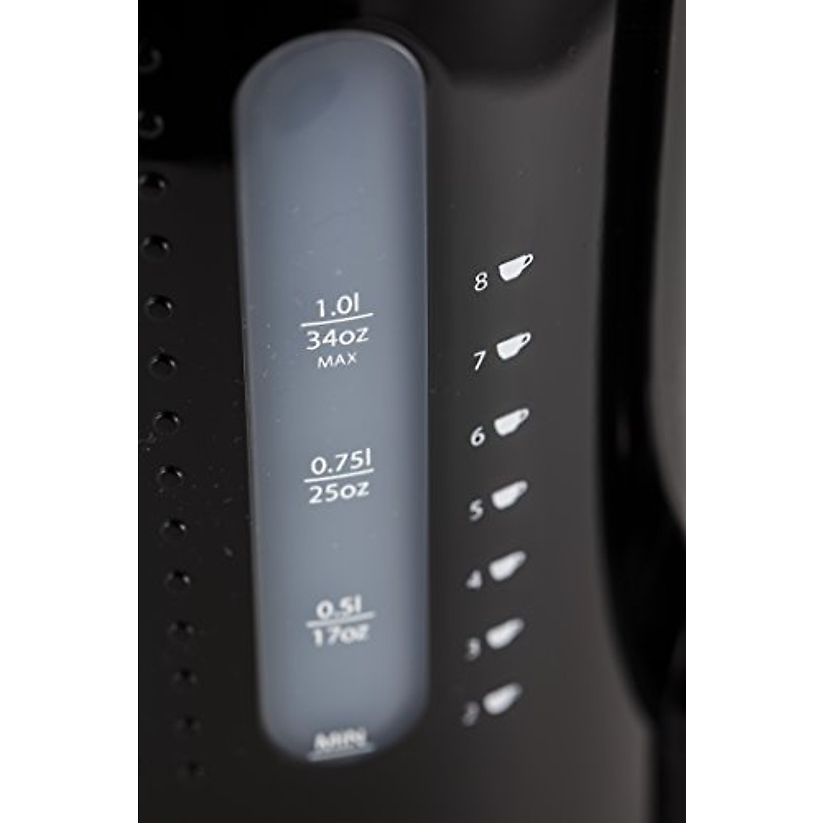 Bodum Bistro Electric Water Kettle, 34 Ounce, 1 Liter, Black