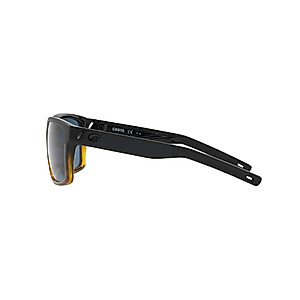 Costa Del Mar Man Sunglasses Black/Shiny Tortoise Frame, Gray Lenses - 60MM