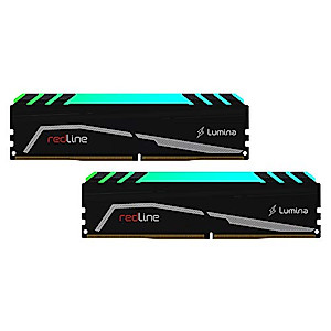 Mushkin Redline Lumina – DDR4 RGB Gaming DRAM – 32GB (2x16GB) UDIMM Memory Kit – 3600MHz (PC4-28800) *CL-16* – 288-pin 1.4V Desktop RAM – XMP Ready – LED Heatsink – (MLA4C360GKKP16GX2)