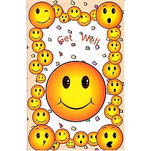 Assorted Get Well Greeting Cards in a Bulk 12 Pack