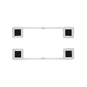 Shepherd Hardware 9601 Stamped Steel Adjustable Appliance Rollers, 2-Pack