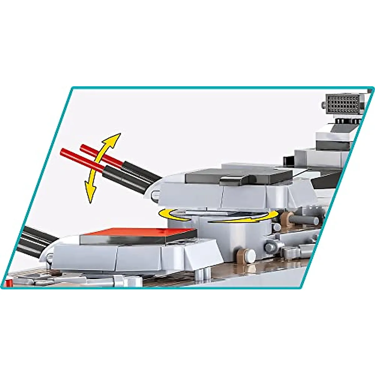 COBI Historical Collection World War II Battleship Bismarck, Executive Edition