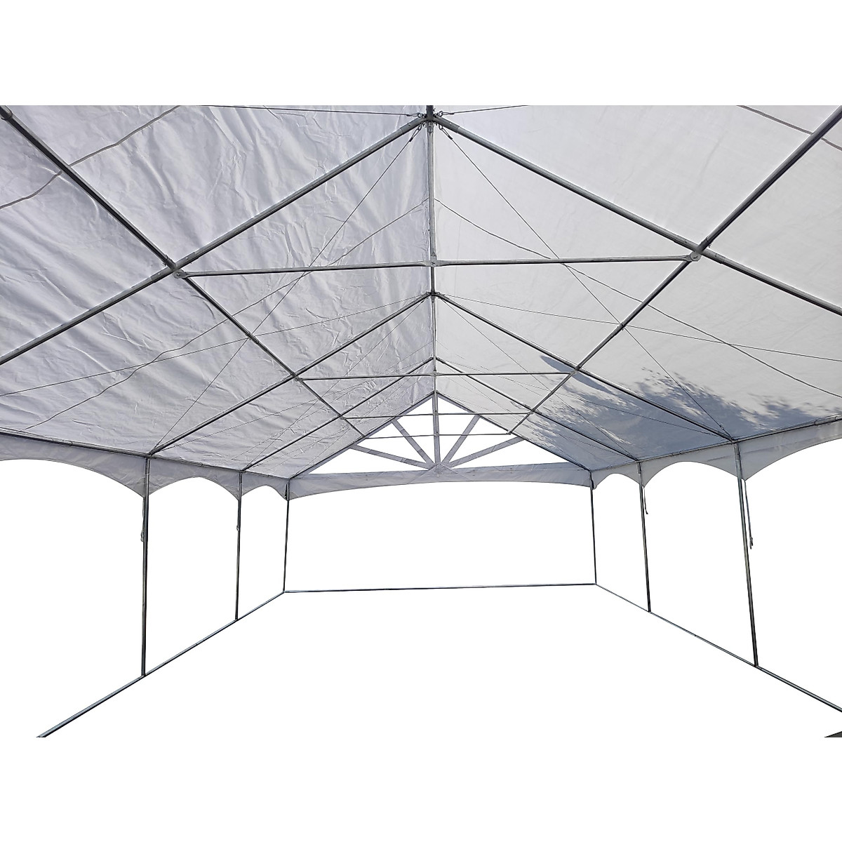 DELTA 40'x20' PVC Marquee Tents for Parties, Large Party Tent, Outdoor Wedding Tent, Heavy Duty Fire Retardard Waterproof Canopy, Carpas para Fiestas,Outdoor Event + 7 Storage Bags