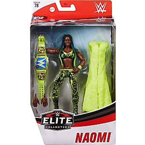 WWE MATTEL Naomi Elite Series #78 Deluxe Action Figure with Realistic Facial Detailing, Iconic Ring Gear & Accessories