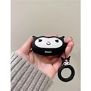 Cartoon Case Compatible with Apple AirPods Pro Anime, Fun Cute Kawaii Protective Case Anti-Fall Headphone Case for Airpod Pro Case Cover (AirPods Pro, BlackMonster)