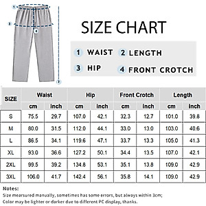 COOFANDY Men's Jogger Sweatpants Cotton Yoga Pants Casual Trousers Lounge Pants Black