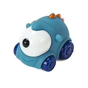 Kidoozie Mini Monster Trucks – Teaches Beneficial Roleplay and Employs Tactile Engagement – Includes Yellow, Orange, Blue, Green, and Red Trucks with Varying Facial Expressions – For Ages 18 Months and Up