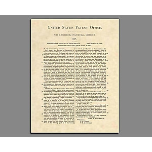 Patent Prints - Louisville Slugger Patent Art - Baseball Wall Art - Patent Art Poster (8.5 x 11) - 73