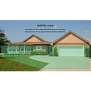 Aprilmin Security Cameras Indoor/Outdoor Spotlight & Siren 1080P Battery Powered WiFi Cameras, AI Motion Detection,PIR Sensing,Color Night Vision, 2-Way Talk, IP65, SD/Cloud,Vicohome App