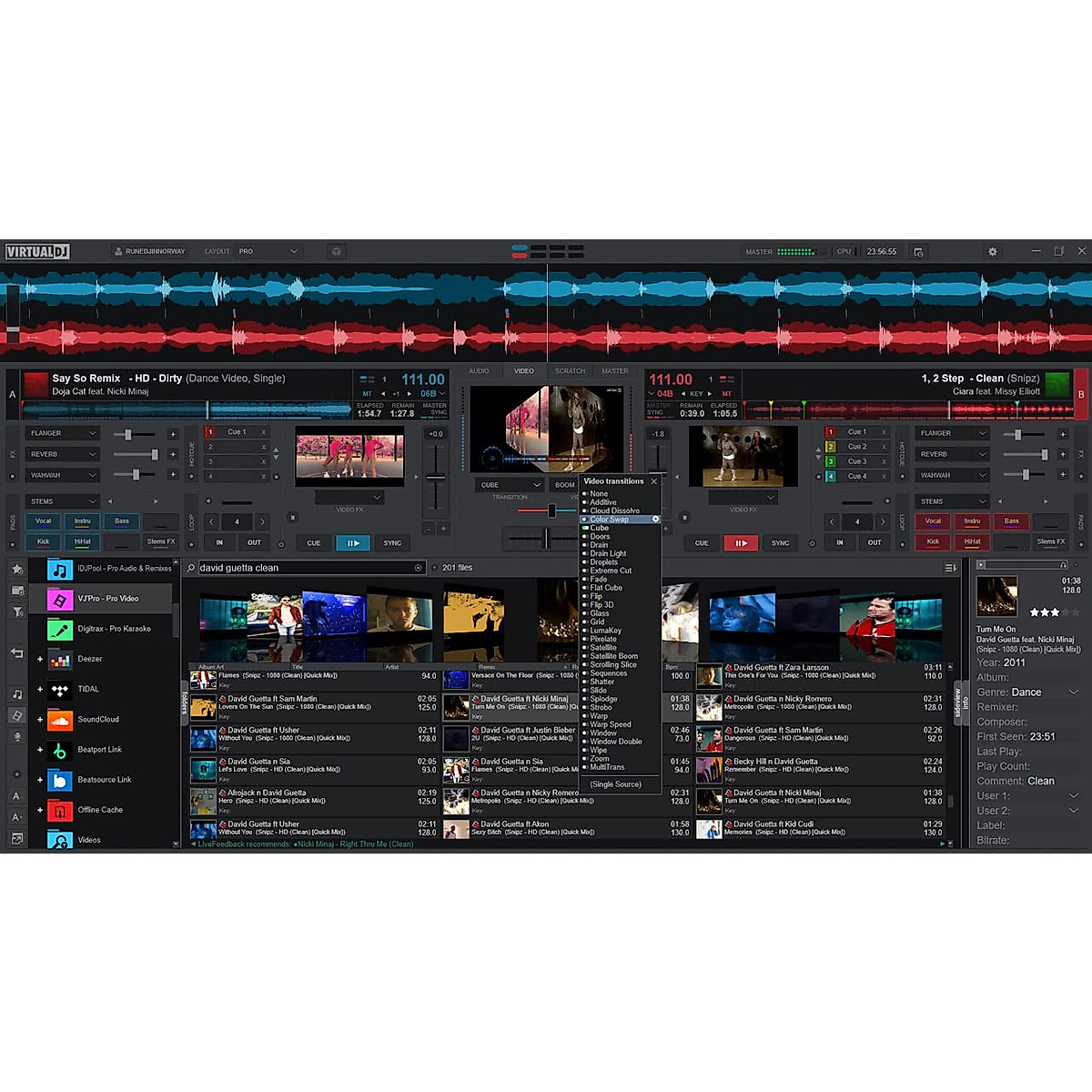 LyxJam 2-Deck Portable DJ Controller, Mixing Console with LCD Display | Manual Looping, USB, MIC Input, Record Output, 16 Performance Pads with Virtual DJ LE Software Included (Download)