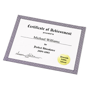 Avery 05868 Permanent Notarial Seals, Inkjet, 2-Inch Round, Gold, 44 Seals/PK