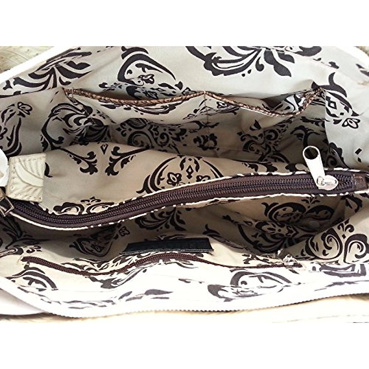 Western Cowgirl American Flag Stars and Stripes Rhinestone Women Leather Handbag Country Purses Wallet Set Red White Blue, Large