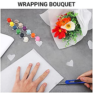 Segarty Wrapping Tissue Paper, White Tissue Paper Bulk 500 Sheets 16 x 20 inch Packaging Paper for Gift Bags, Gift Wrap, Shipping Clothes, Business, Packing, DIY Crafts, Birthday Wedding Decorations