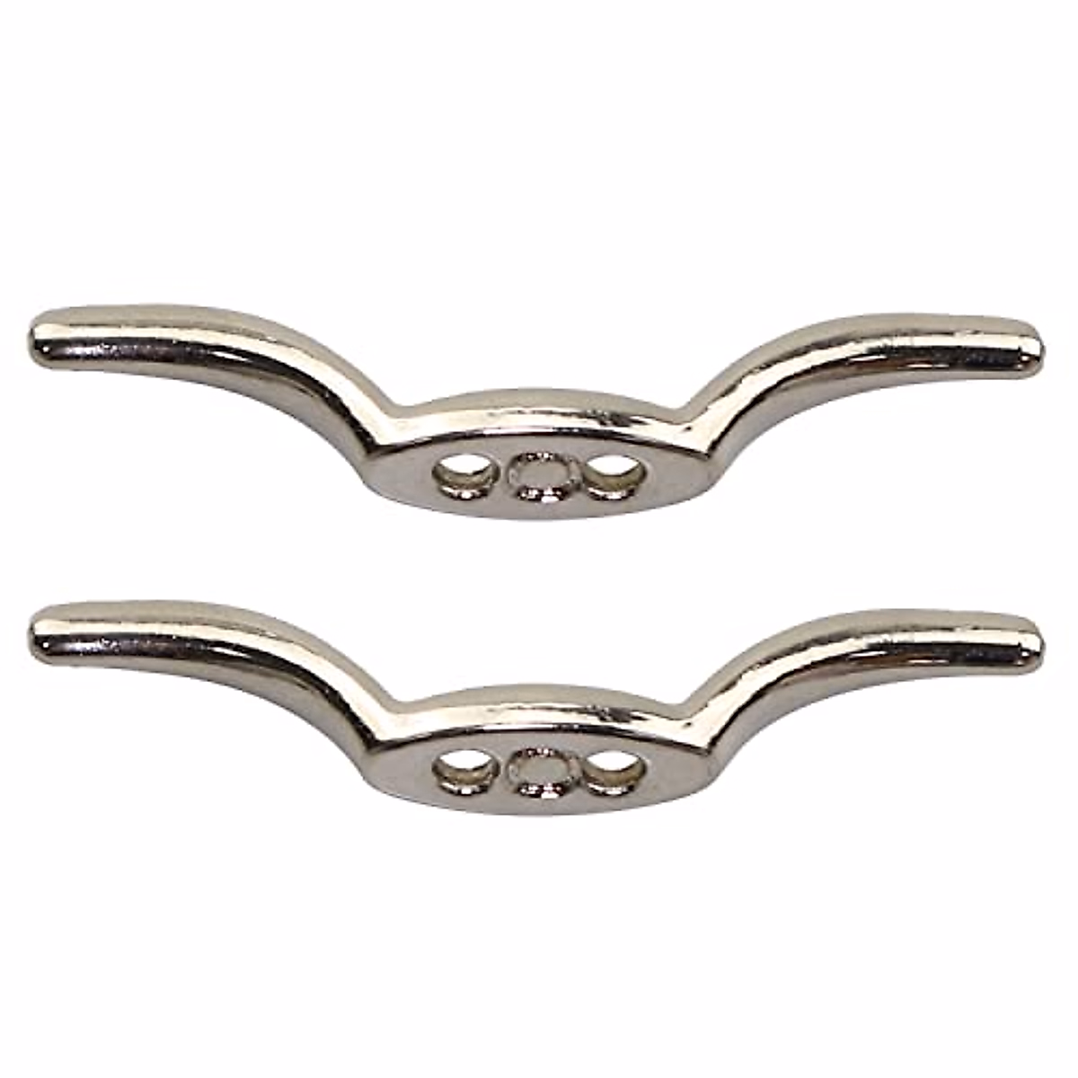 MEETOOT 4pcs Blind Accessories Hooks, Zinc Alloy Blind Cord Cleat Winder Rope Cleat Hook for Home Office Window Blinds and Flagpoles, Boats, Awnings, Tarpaulins