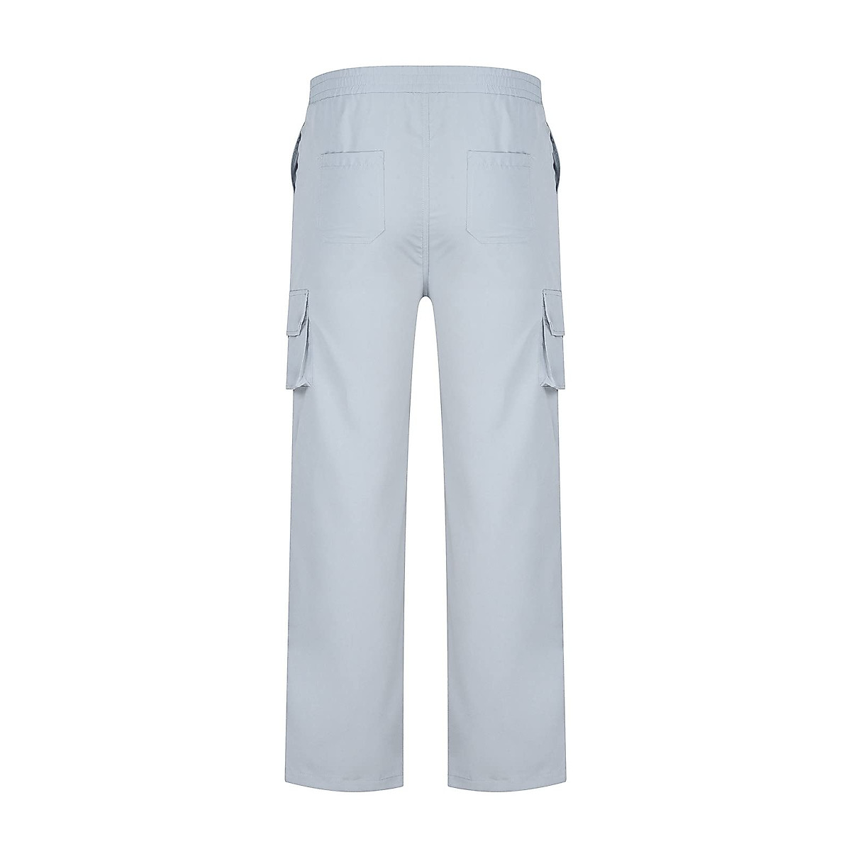 Lastesso Wide Leg Cargo Pants for Women Women's Loose Straight Leg Cargo Pants Mid Rise Solid Palazzo Pants Fashion Workout Combat Military Parachute Pants Amazon Outlets Store Clearance Gray 5X