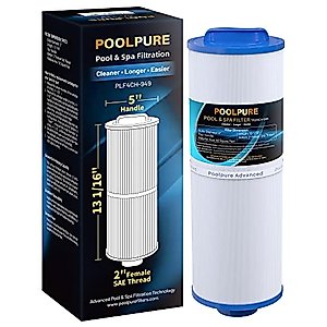 POOLPURE 4CH-949 Spa Filter Replaces Pleatco PWW50L, Filbur FC-0172, SD-01143, 817-4050, Rising Dragon 50, Waterway Teleweir 50 sqft Filter Cartridge 1 Pack