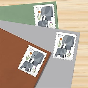 Cartoon Elephant Design Booklet of 20 Forever Stamps