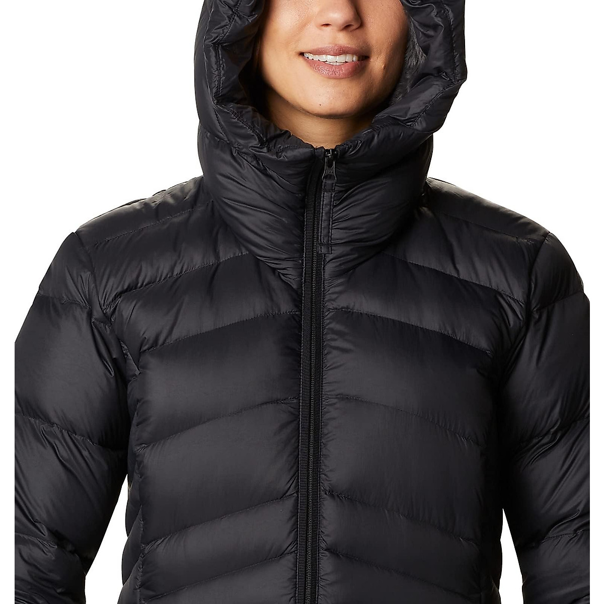 Columbia Women's Autumn Park Down Mid Jacket, Black, X-Large