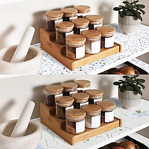 RAY STAR 18X96 Inch Shelf Liner for Kitchen Cabinets, Non-Adhesive Cabinet Liner Washable, PVC Drawer Liner for Dresser Non-Slip Bathroom (Floral+Stone)