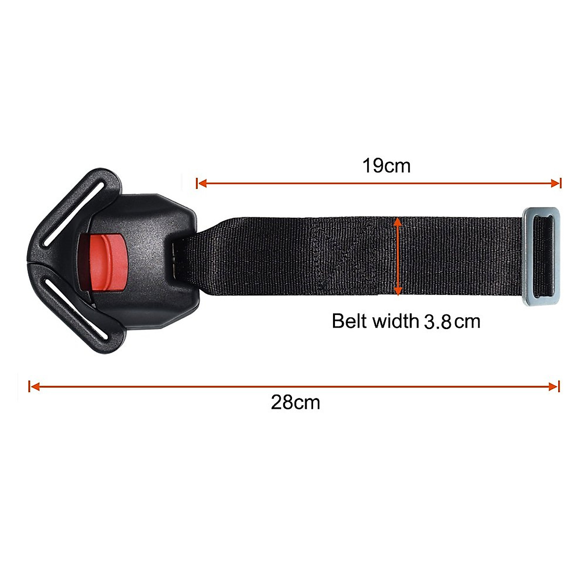 Universal Baby Highchair Stroller Pushchair 5PT 5 Point Safety Harness Locking Buckle Clip