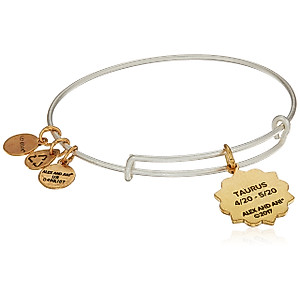 Alex and Ani Women's Taurus Two Tone Bangle Bracelet