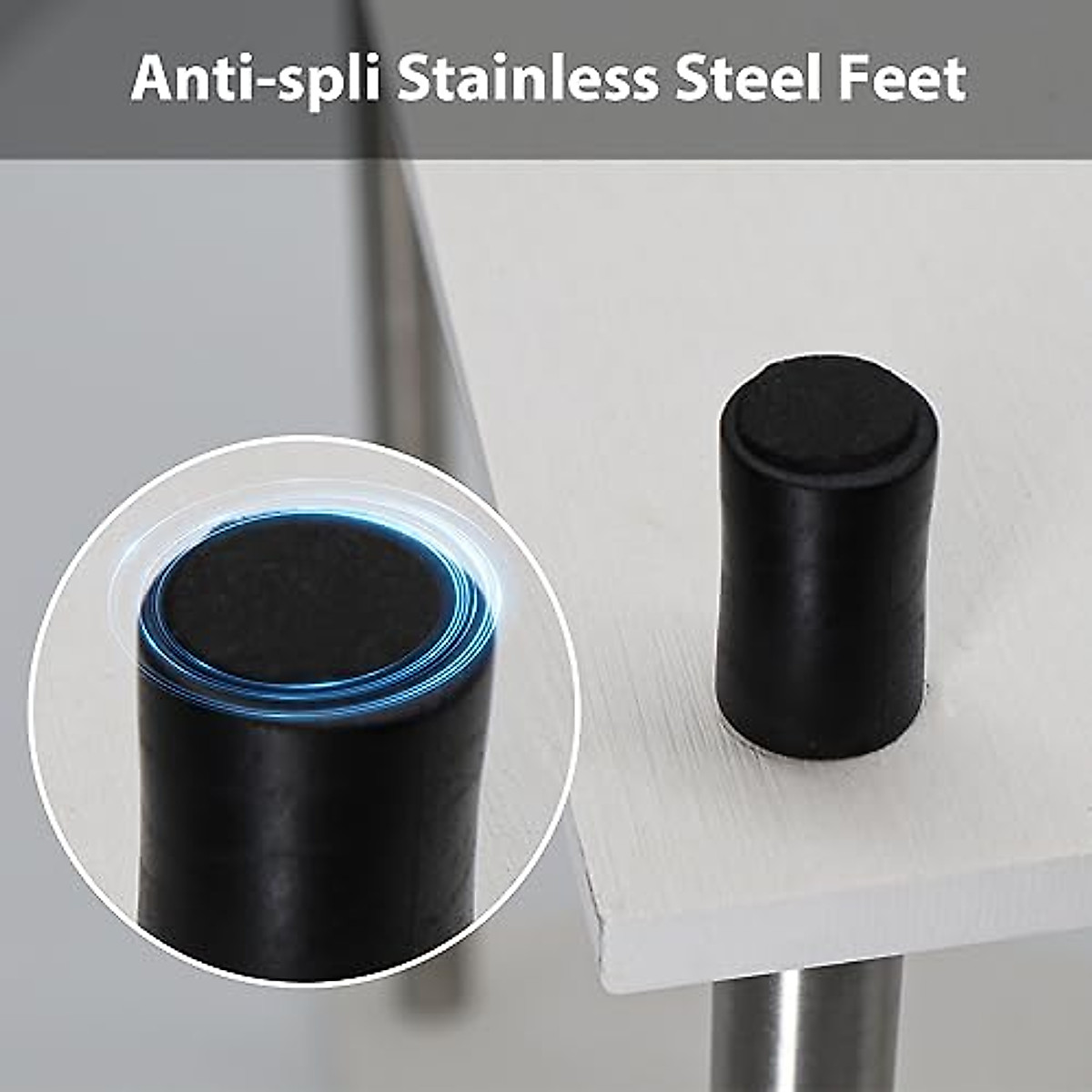 2 Tier Water Absorbing Stone Tray for Sink, Diatomaceous Earth Fast Drying Stone Sink Caddy Tray for Bathroom Kitchen -White