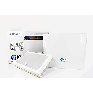 OION 4-in-1 True HEPA Air Purifier 3 Speeds Plus UV-C Sanitizer (White)