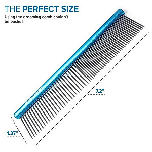 Paws Pamper Professional Greyhound Comb for Dogs and Cats