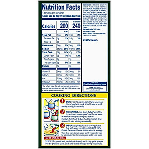 Kraft Tangy Italian Spaghetti Spice Mix & Parm - 8 Ounce (Pack of 3)