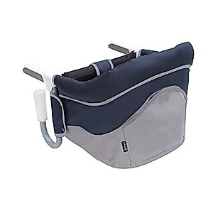 Hook On High Chair, Clip on High Chair for Babies and Toddlers, Portable & Foldable Table High Chair for Home and Travel, Portable Baby Chair for Eating(Navy Blue)