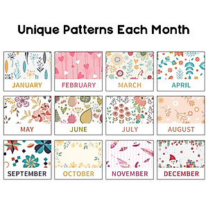 2023-2024 Large Desk Calendar 2023 (January 2023-June 2024), Big Monthly Wall Calendar with Plastic Cover: 17"x12", 18 Months Academic Year Desk Pad Calendars with Planner Stickers