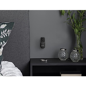 Westinghouse 7787900 Four Speed Black Ceiling Fan Remote Control with Backlit Buttons