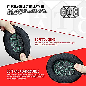 Krone Kalpasmos Steelseries Arctis 7 Replacement Earpads, Fabric Replacement Earpads Ear fit SteelSeries Arctis Wirelss Arctis 1, Pro, 3, 5, 7, 7+, 7p, 7X, 9, Prime All Models Wireless Headset, Green