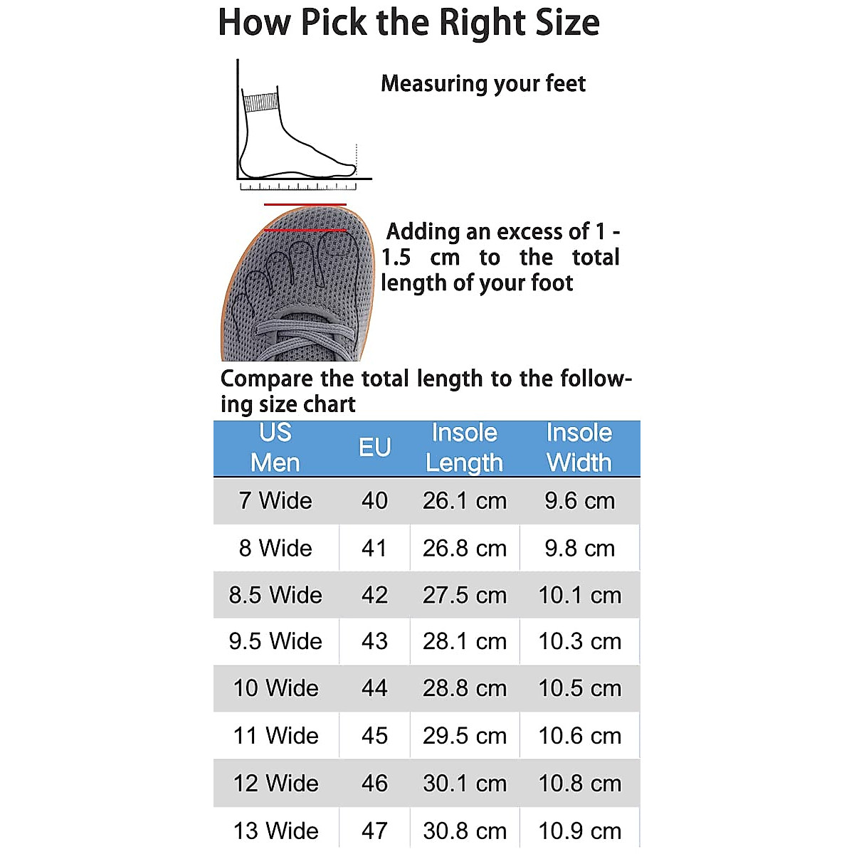 WHITIN Wide Toe Box Barefoot Sneakers for Men Minimalist Minimus Zero Drop Sole Shoes Size 11 Width 11W Walking Outdoor Training All Black 45