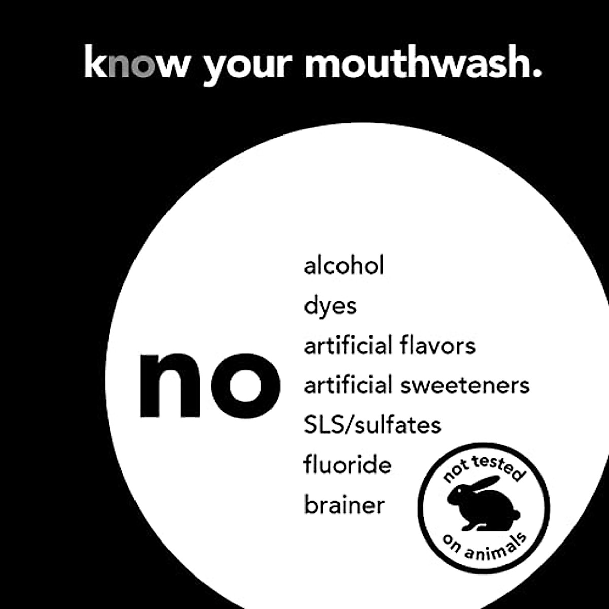 Hello Activated Charcoal Extra Freshening Mouthwash, Natural Fresh Mint and Coconut Oil, Fluoride Free, Alcohol Free, Vegan, SLS Free and Gluten Free, 16 Fl Oz (Pack of 3)