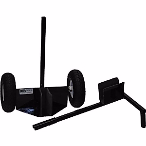 KEA DDC100 Door Dolly: Sturdy All Steel Upright Dolly with 10" Pneumatic Wheels