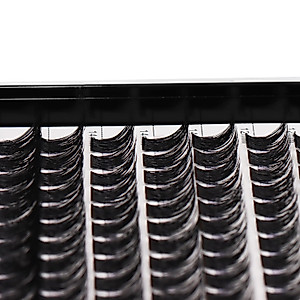 Bodermincer 120pcs 8-10-12-14mm Mixed,10-12-14-16mm Mixed Wide Cluster Clusters Individual Lashes Professional Makeup Individual Cluster EyeLashes Grafting Fake False Eyelashes Eyelash Extension